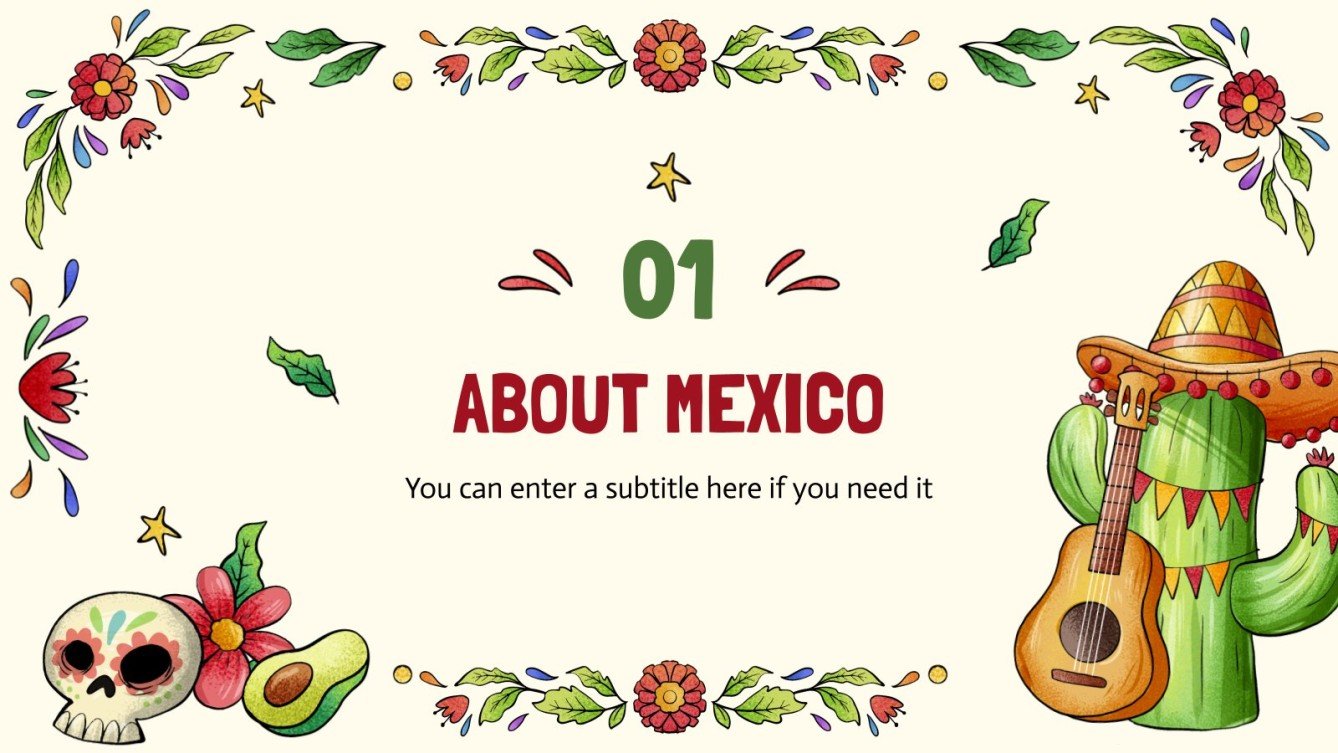 Minitema sobre México | Google Slides y PowerPoint