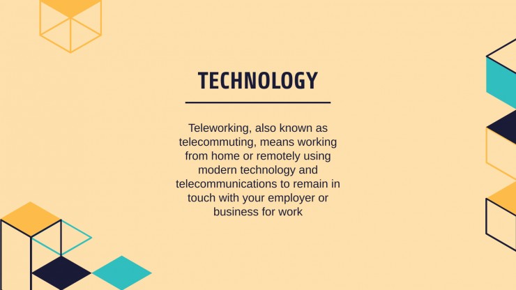 Teleworking Tips Google Slides Theme and PowerPoint Template