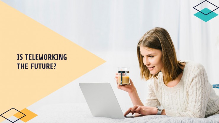 Teleworking Tips Google Slides Theme and PowerPoint Template