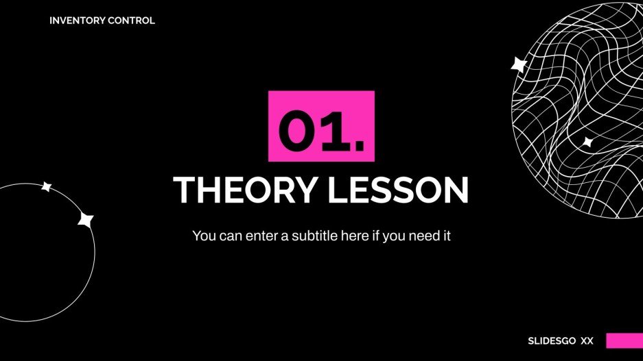 Inventory Control Methods Workshop | Google Slides & PPT