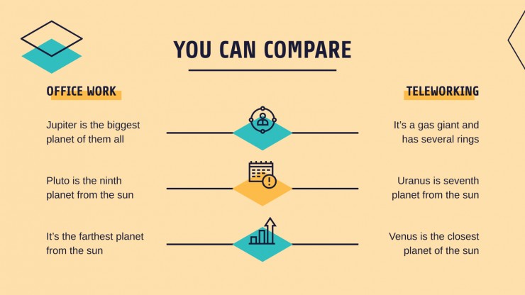 Teleworking Tips Google Slides Theme and PowerPoint Template