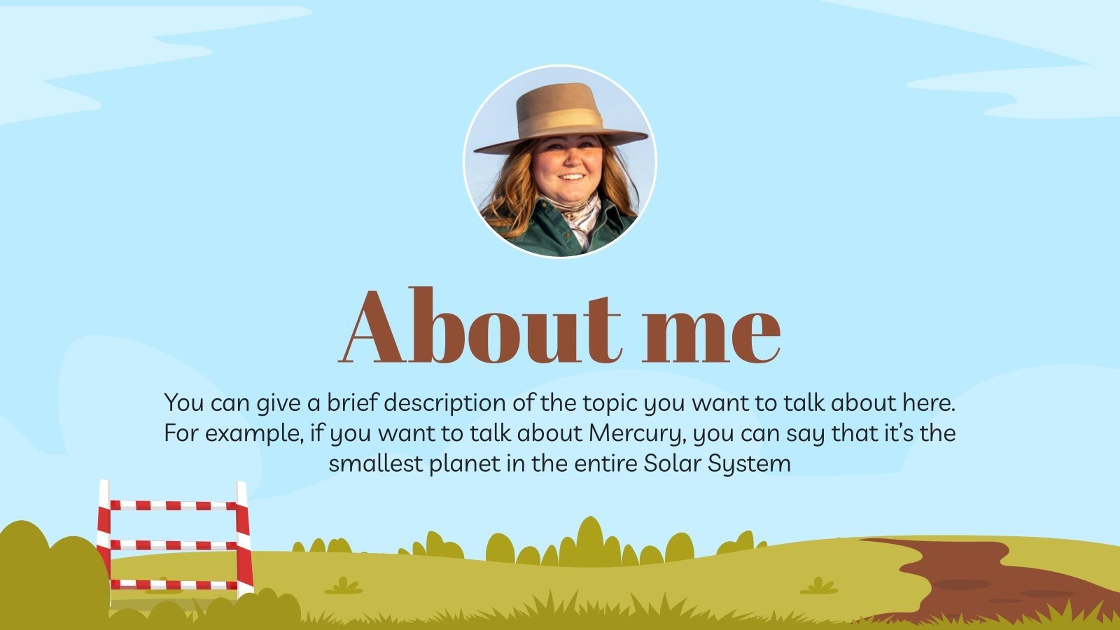 Horse Riding Trainer CV | Google Slides and PowerPoint