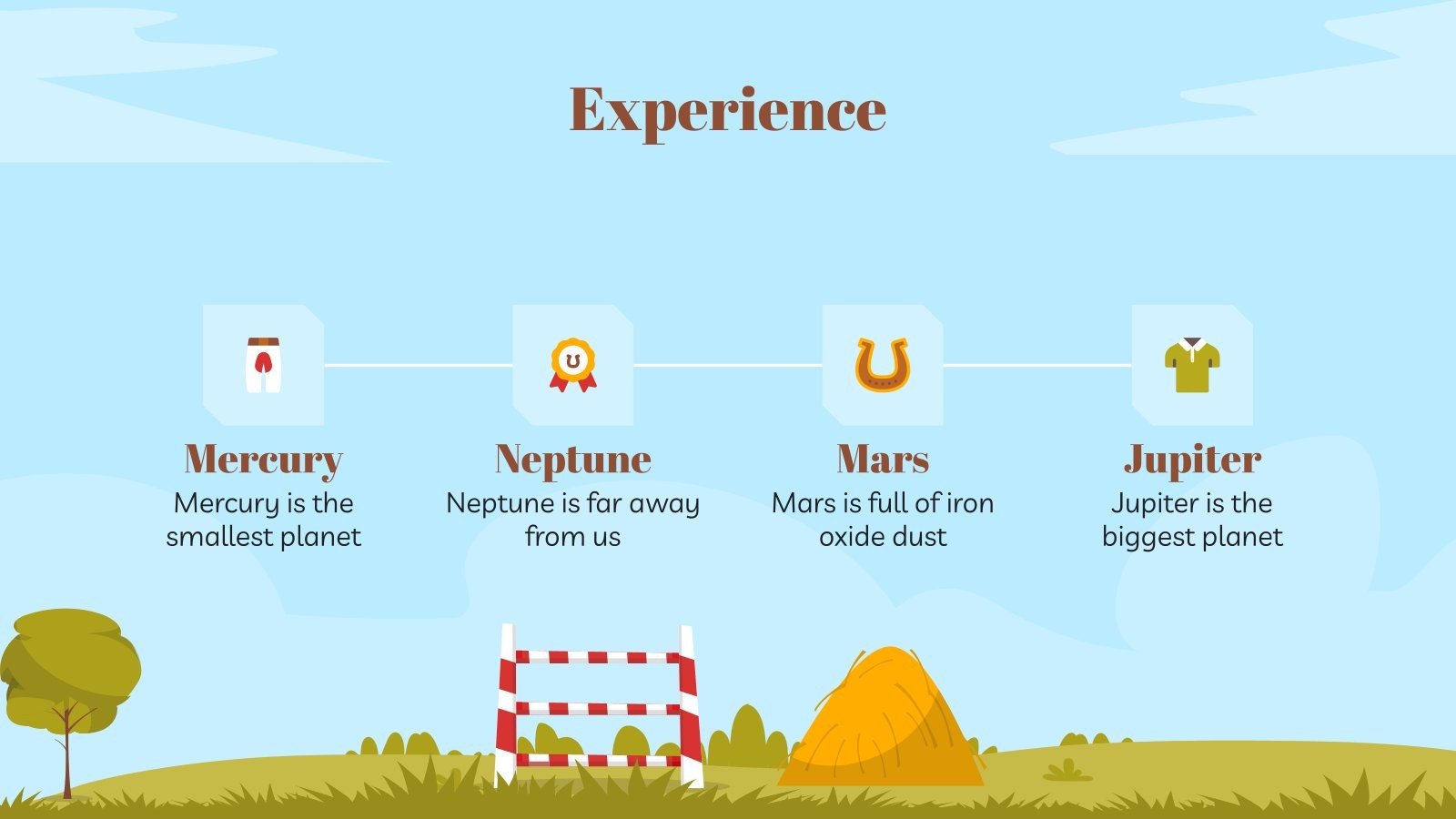 Horse Riding Trainer CV | Google Slides and PowerPoint