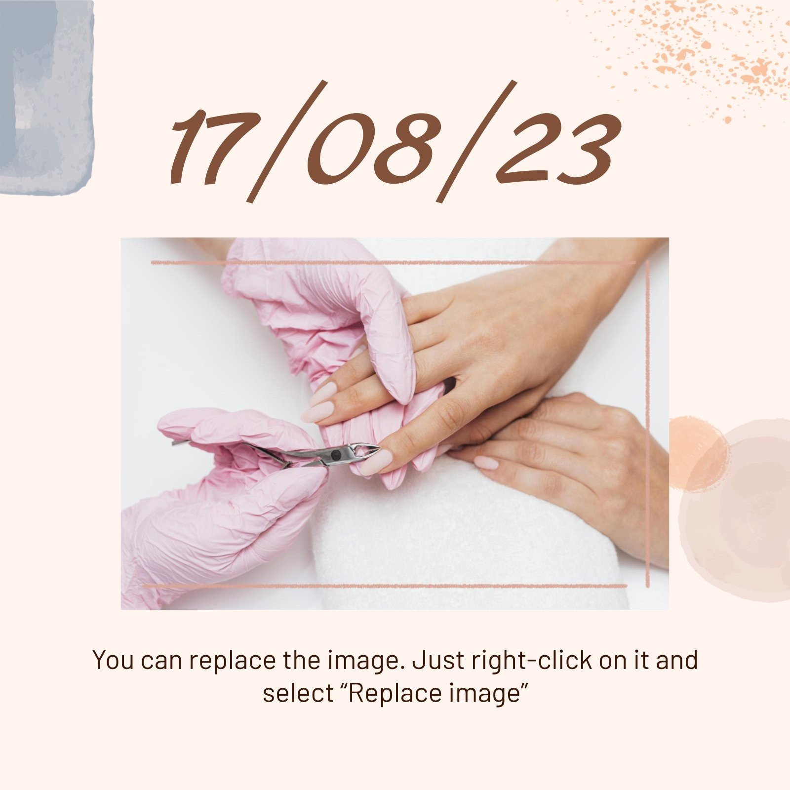 Nail Salon IG Posts | Google Slides and PowerPoint