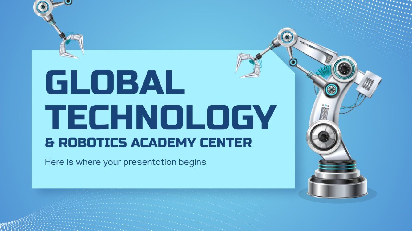 Free Google Slides and PowerPoint Templates on robots