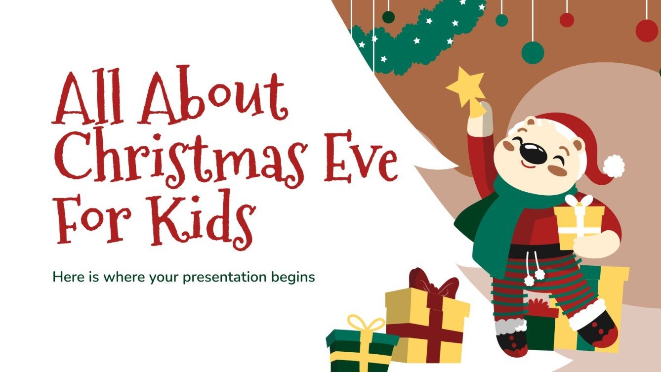 All About Christmas Eve for Kids | Google Slides & PPT