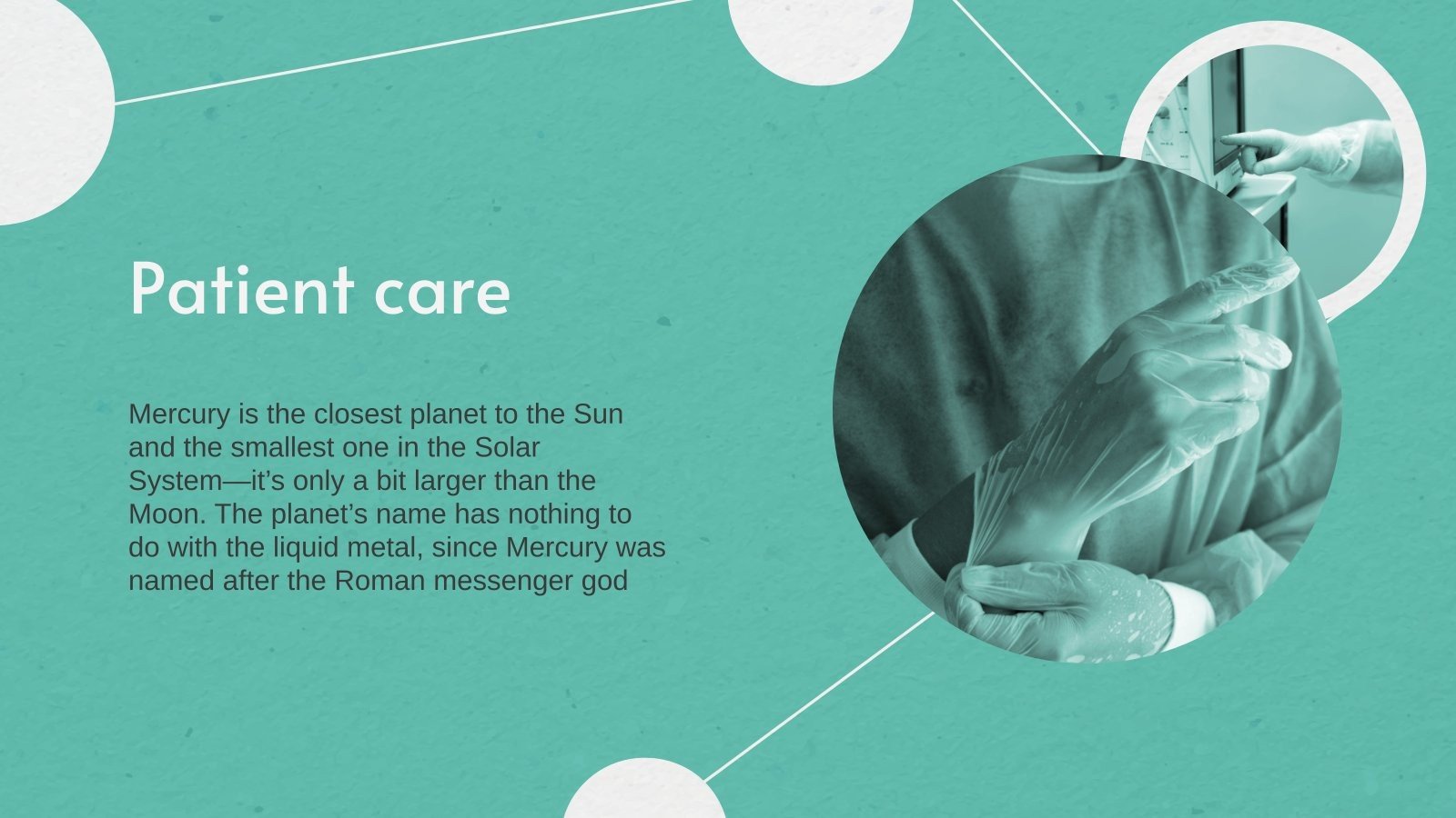 Simple Surgeon Style Healthcare Center | Google Slides