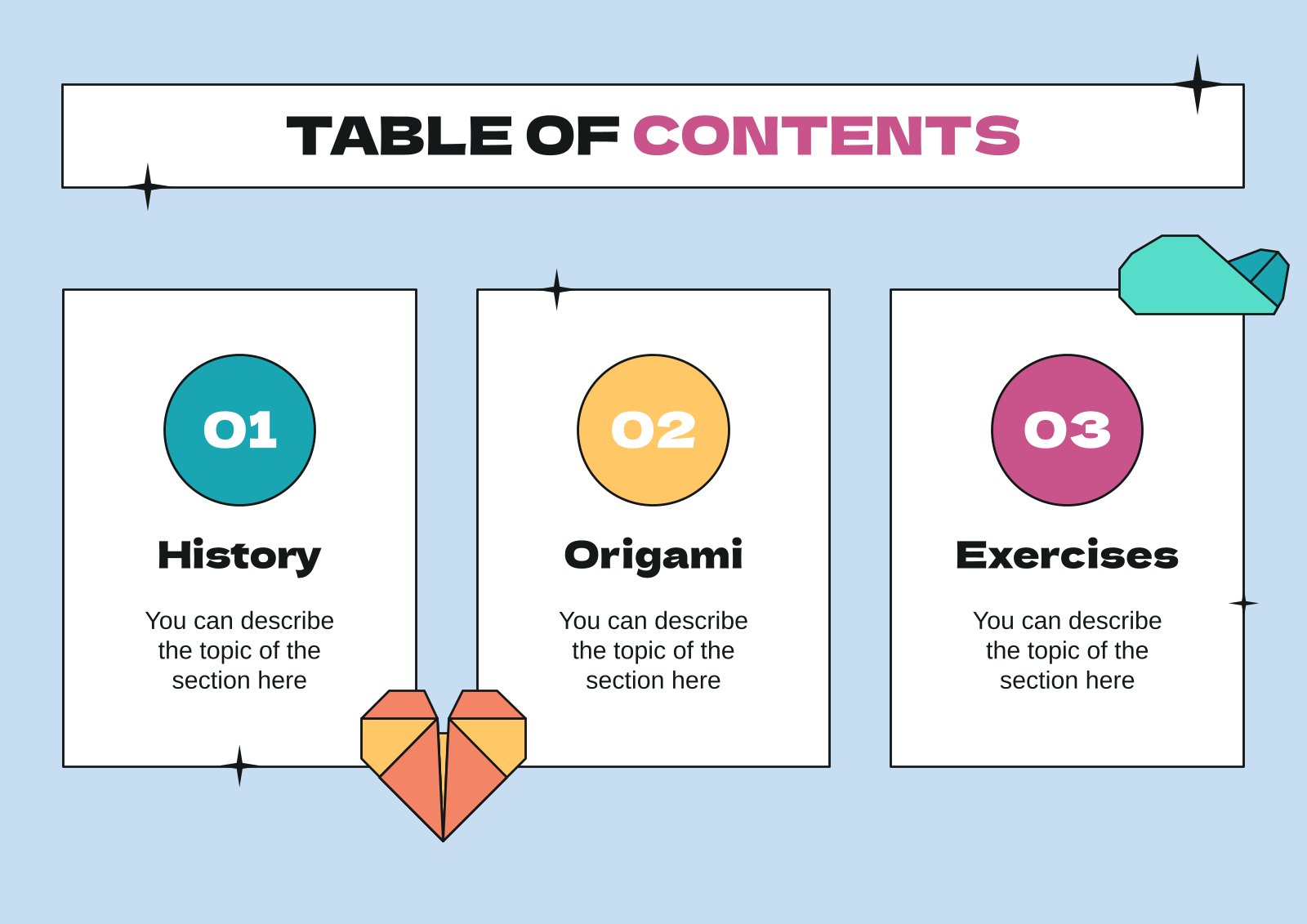 Origami Lesson for Middle Schoolers | Google Slides & PPT