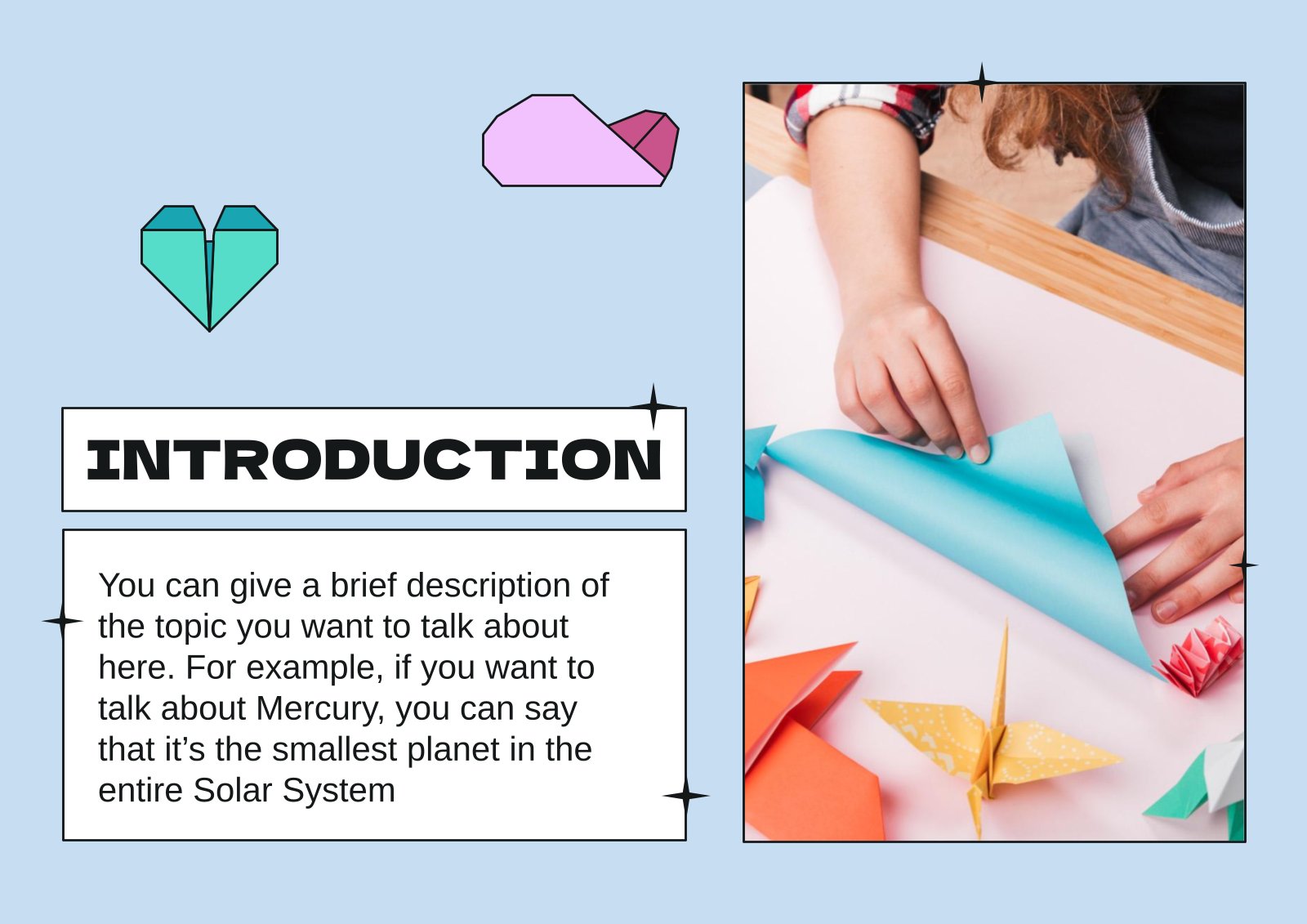 Origami Lesson for Middle Schoolers | Google Slides & PPT