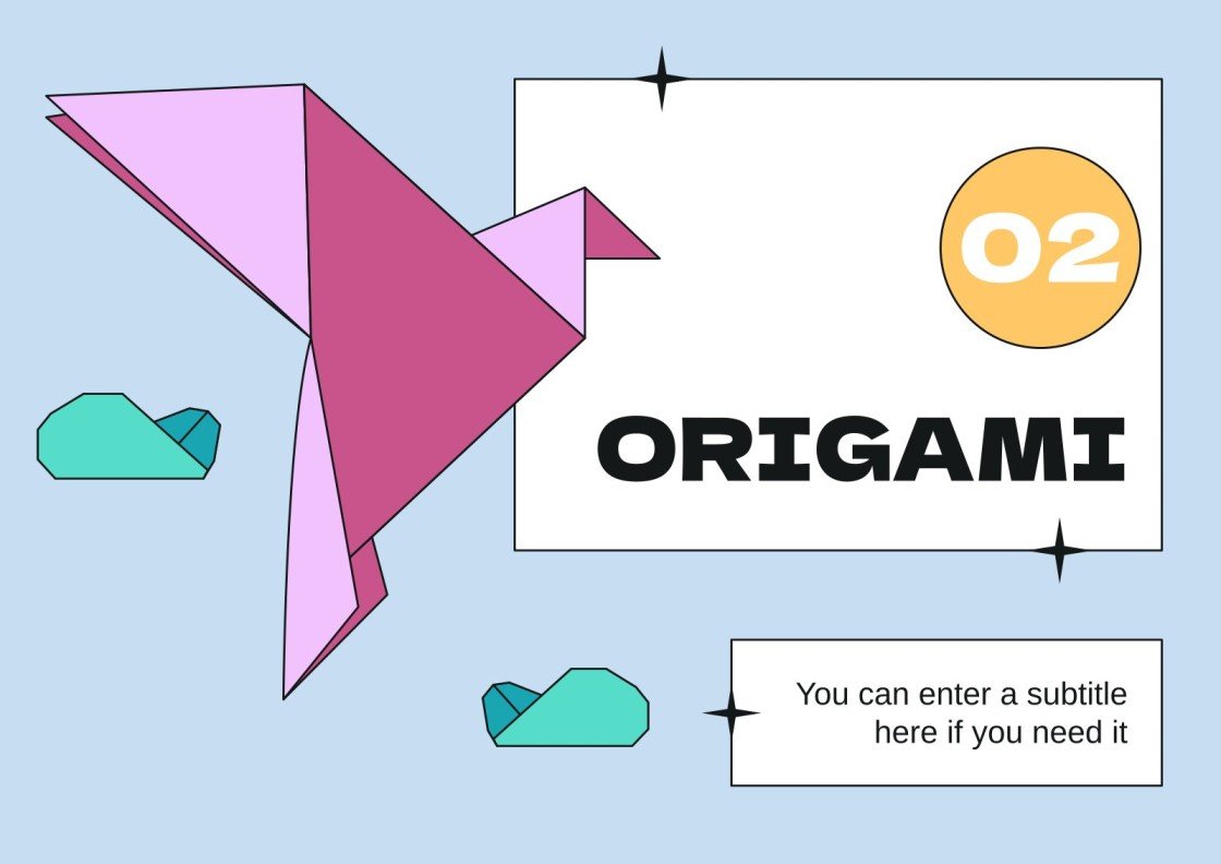 Origami Lesson for Middle Schoolers | Google Slides & PPT