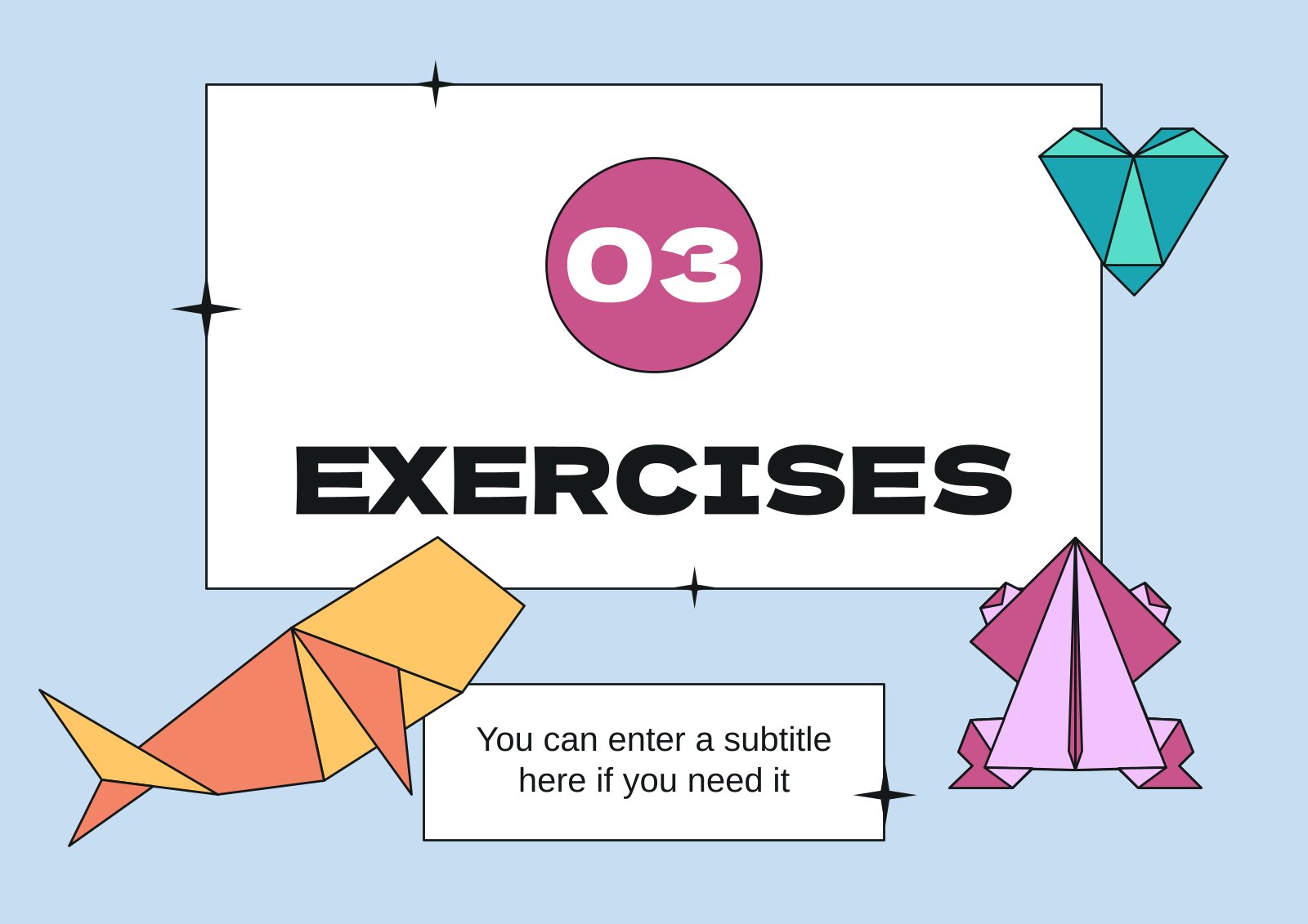 Origami Lesson for Middle Schoolers | Google Slides & PPT
