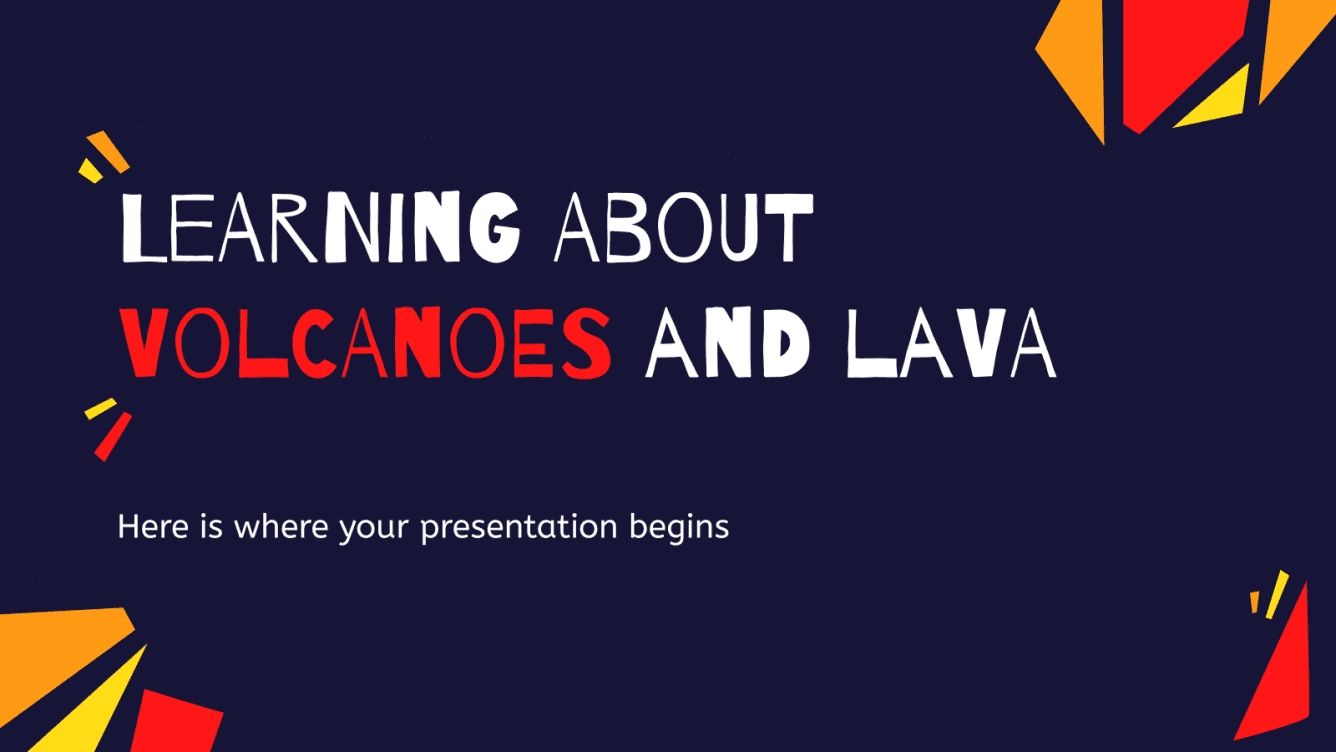 Free Google Slides themes & PPT templates about volcanoes