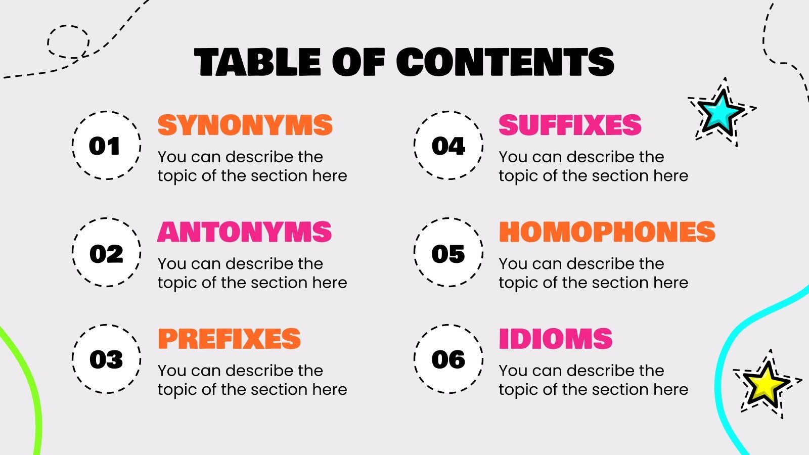 Language Arts: Vocabulary Skills | Google Slides & PPT