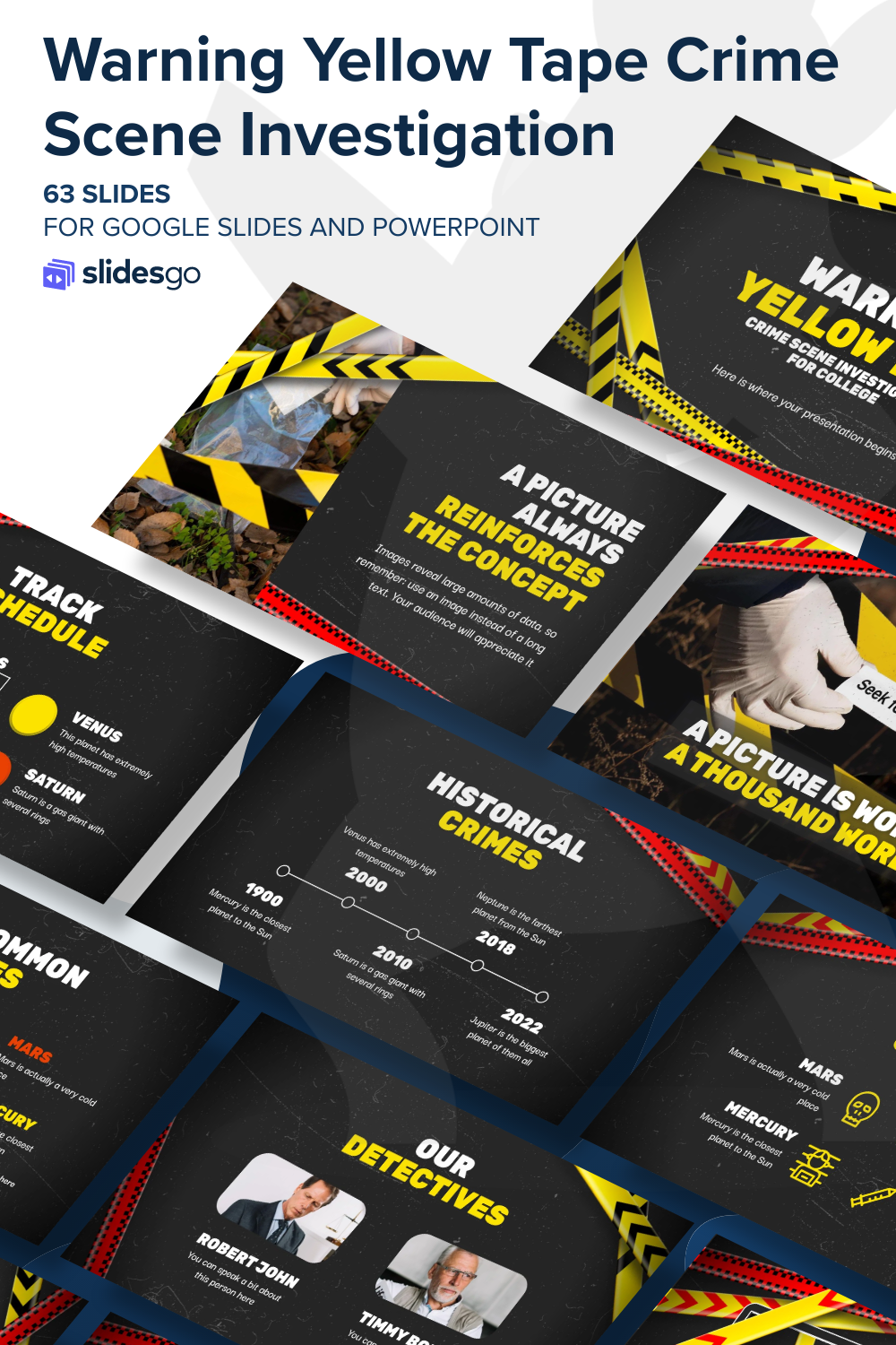 Crime Scene Investigation for Uni | Google Slides & PPT
