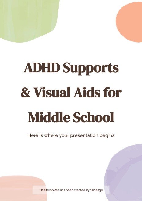 Printable ADHD Supports & Visual Aids for Middle School