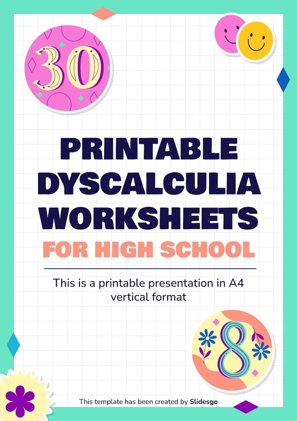 Printable Dyscalculia Worksheets for High School
