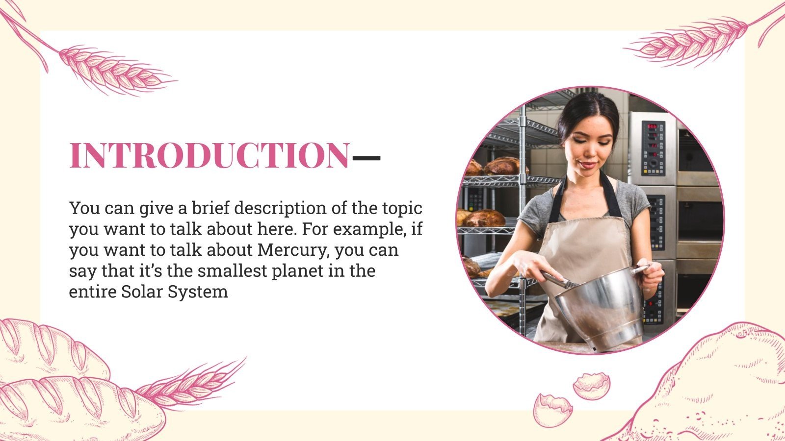 Artisan Bread and Pastry Workshop | Google Slides and PPT