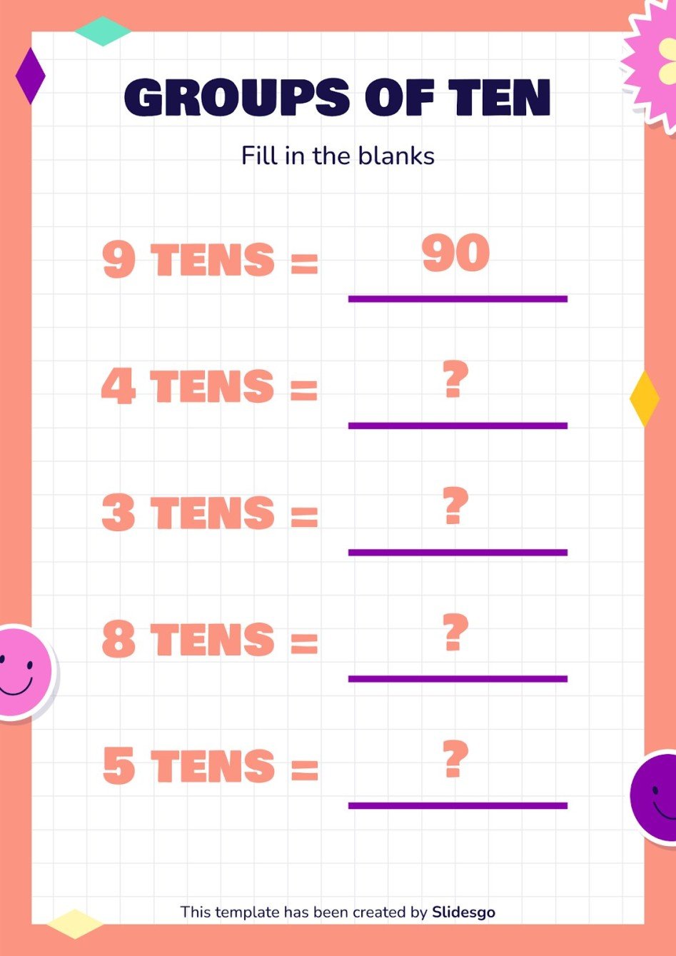 Printable Dyscalculia Worksheets for High School