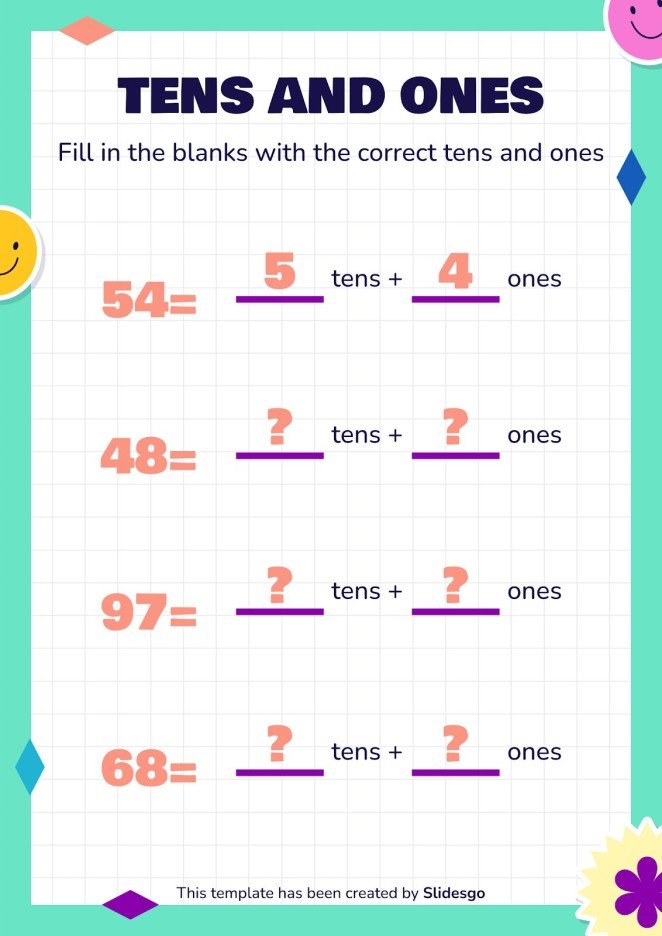 Printable Dyscalculia Worksheets for High School