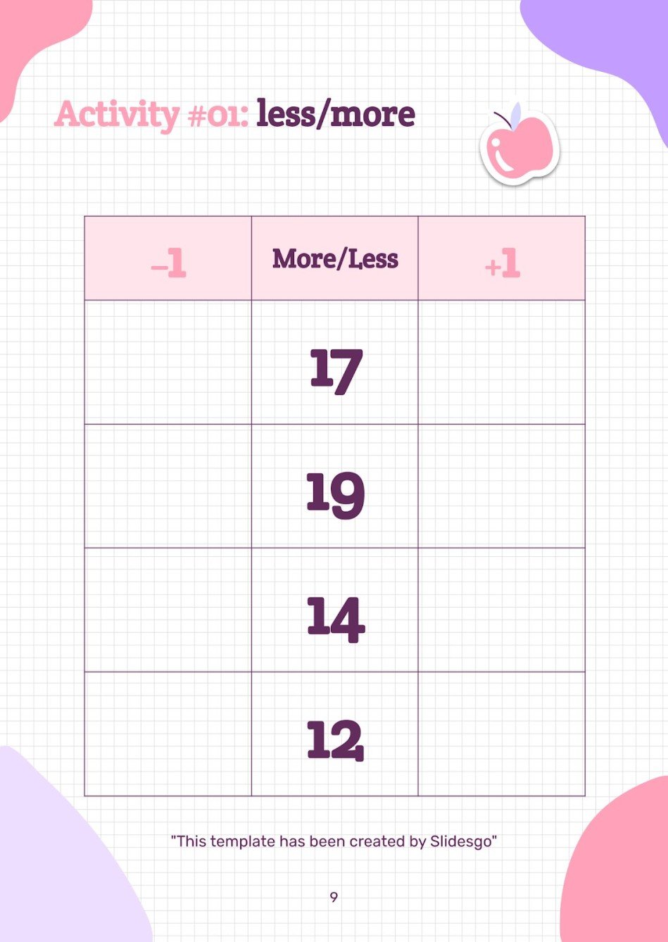 Printable Dyscalculia Worksheets for Pre-K | Google Slides