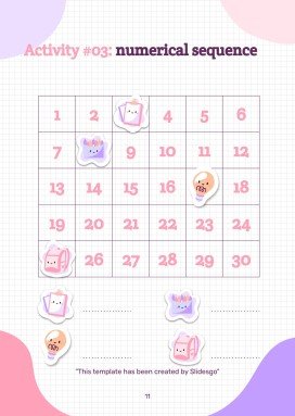 Printable Dyscalculia Worksheets for Pre-K | Google Slides