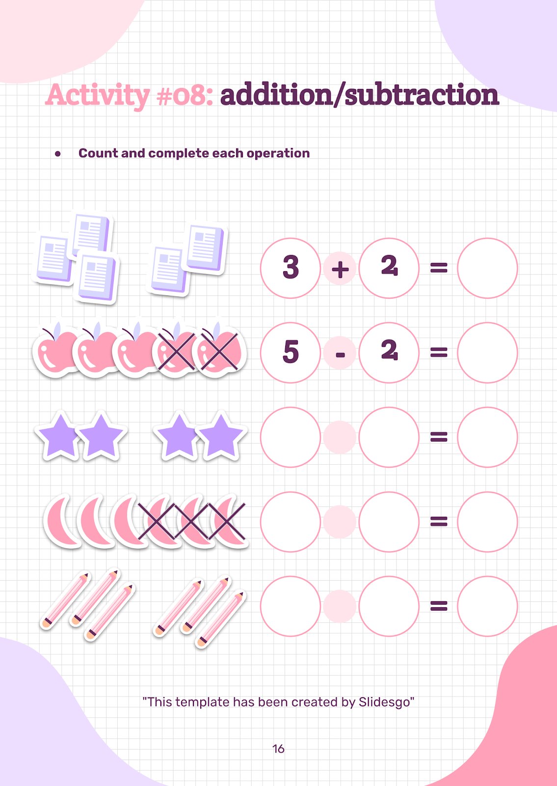 Printable Dyscalculia Worksheets for Pre-K | Google Slides