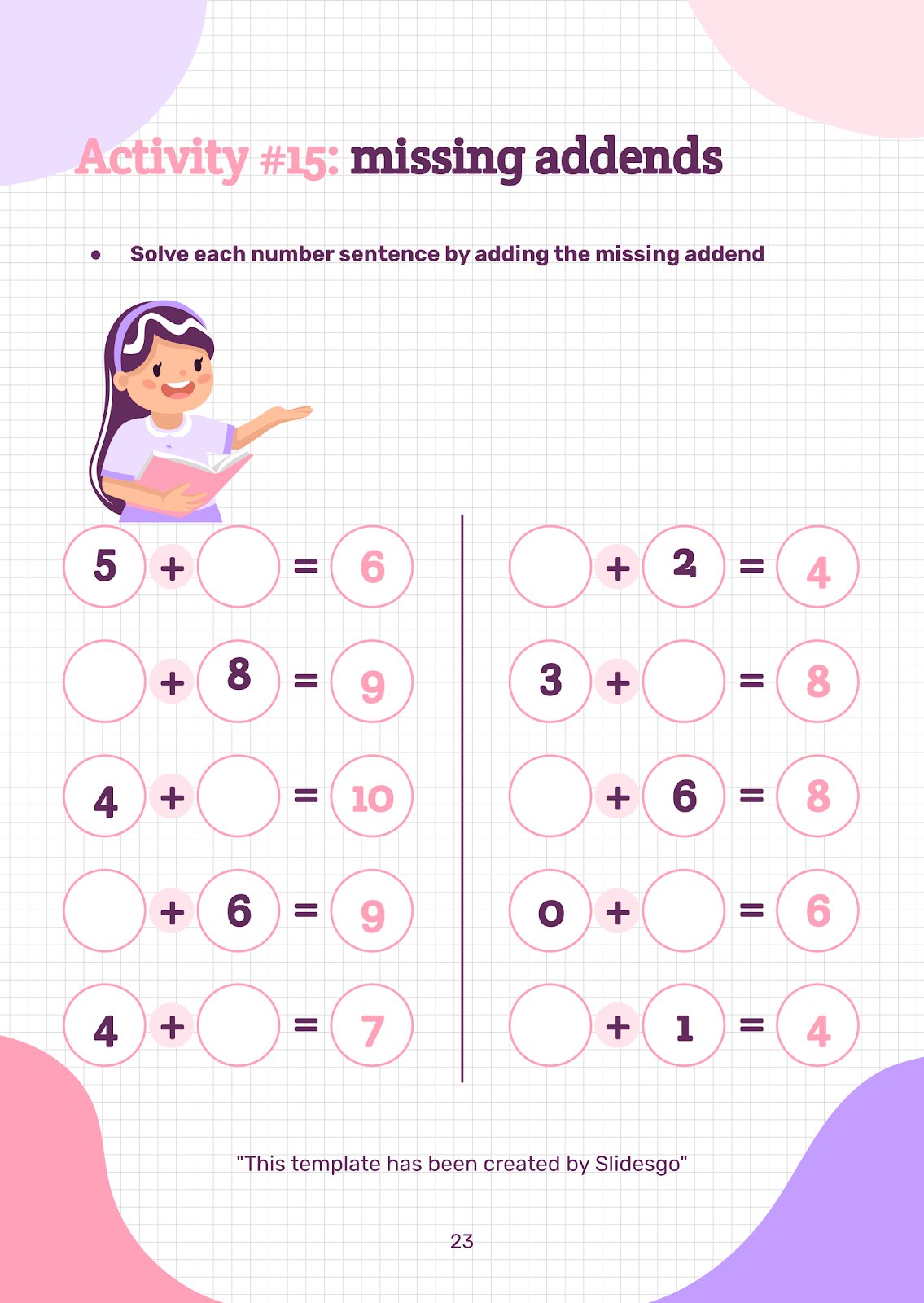 Printable Dyscalculia Worksheets for Pre-K | Google Slides