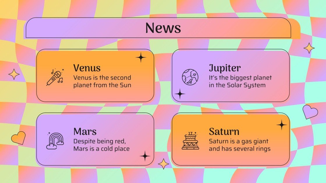 Good Vibes Y2K Aesthetic Newsletter | Google Slides & PPT