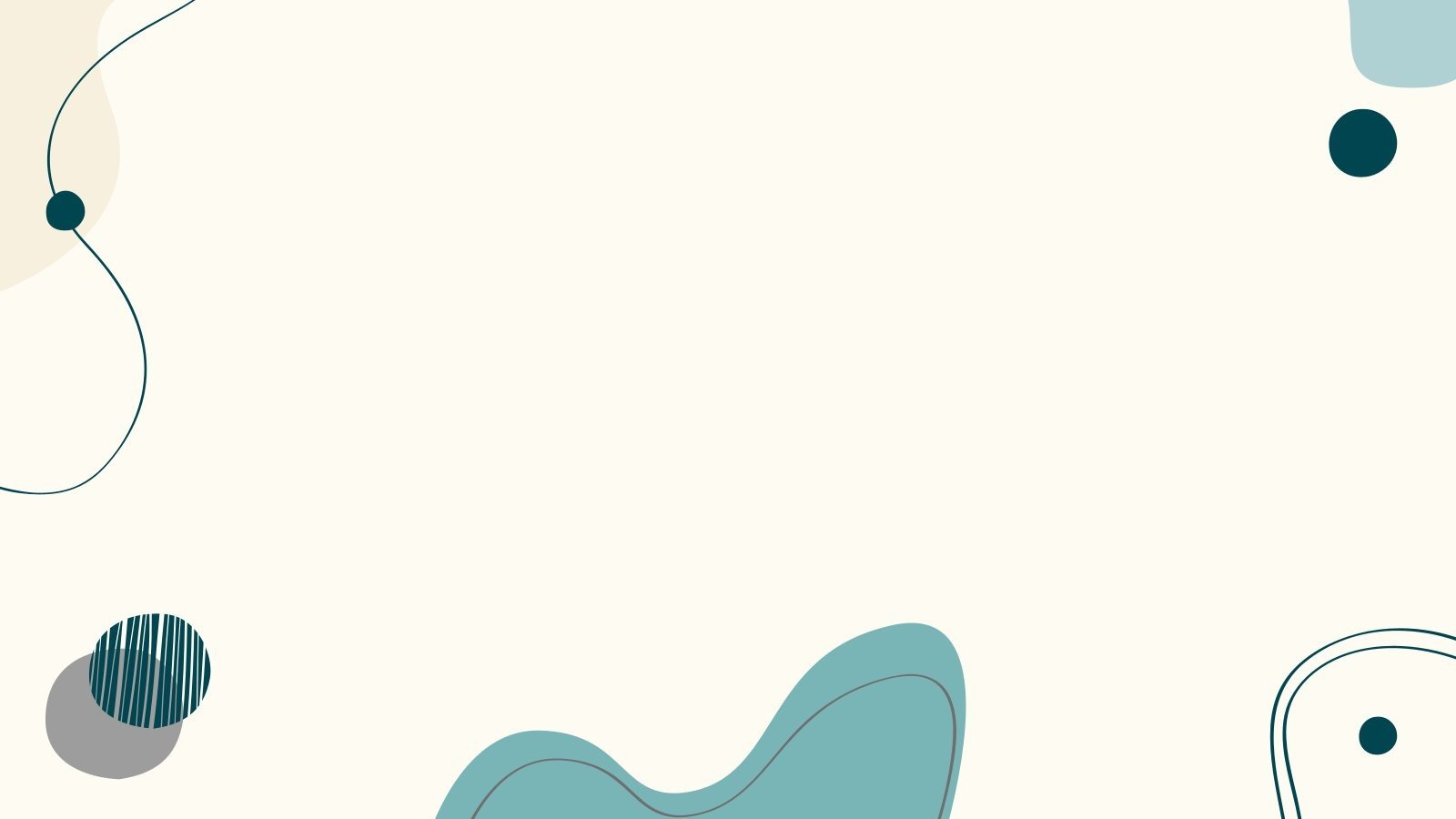 Pacote educacional de formas e cores sutis para estudantes