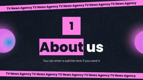 TV News Agency | Google Slides & PowerPoint template