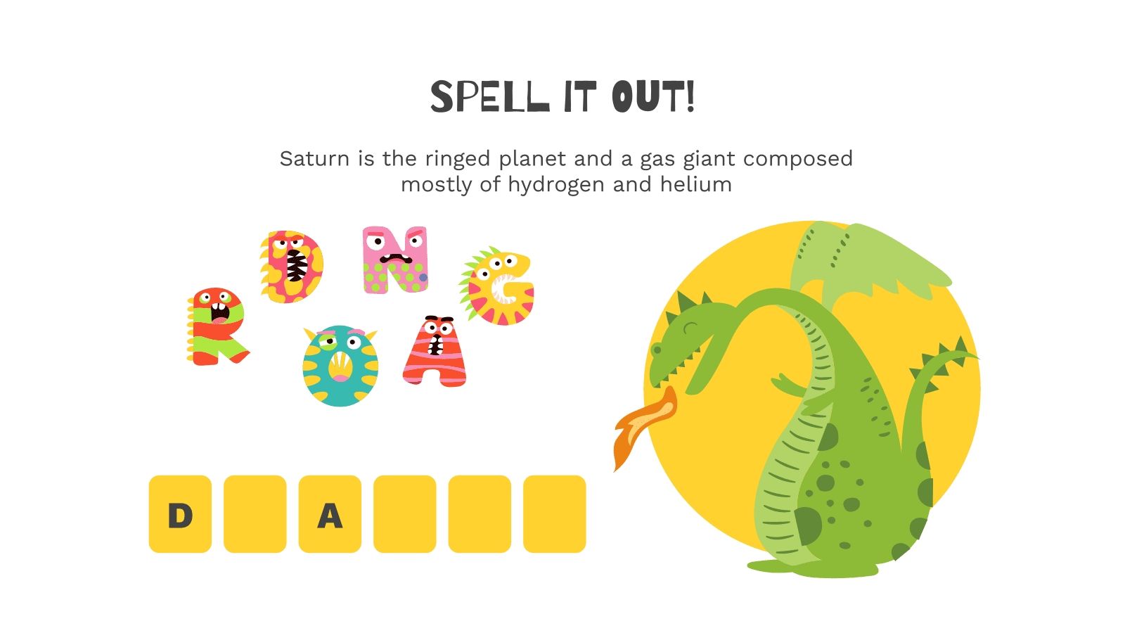 Taller de deletreo | Plantilla gratis de Google Slides y PowerPoint