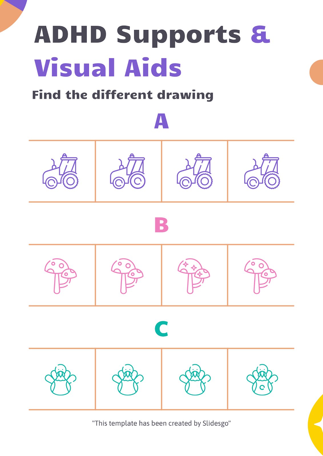 Printable ADHD Supports & Visual Aids for Elementary