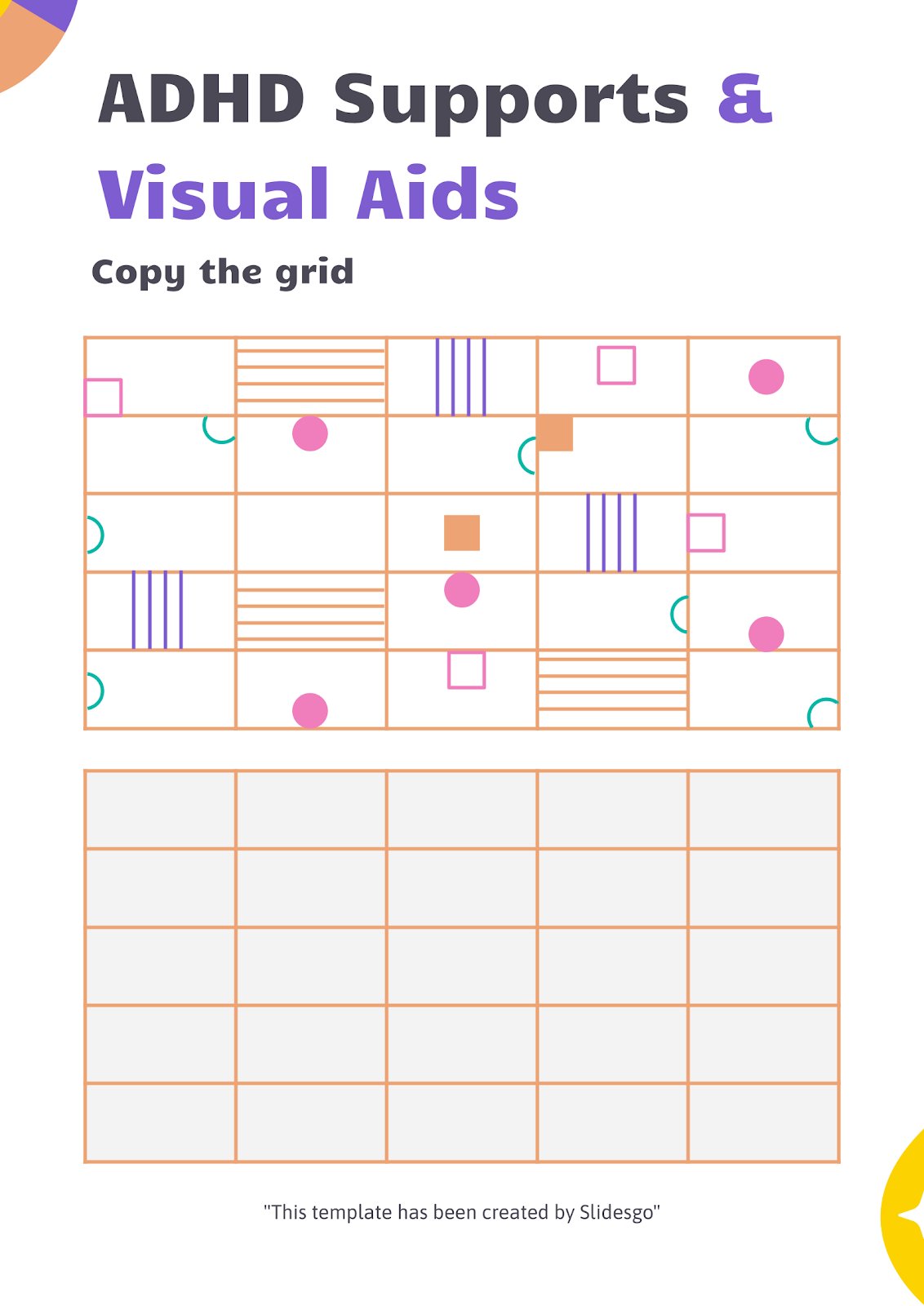 Printable ADHD Supports & Visual Aids for Elementary