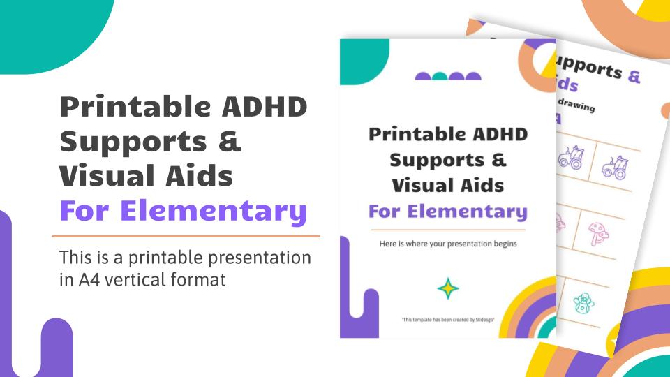 ADHD Supports & Visual Aids for High School
