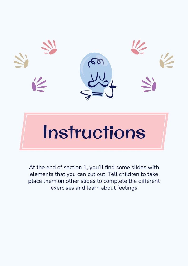 Printable Calm Corner Cards for Pre-K | Google Slides & PPT