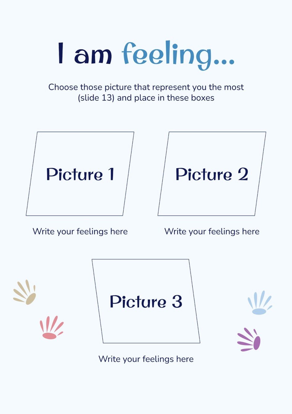 Printable Calm Corner Cards for Pre-K | Google Slides & PPT