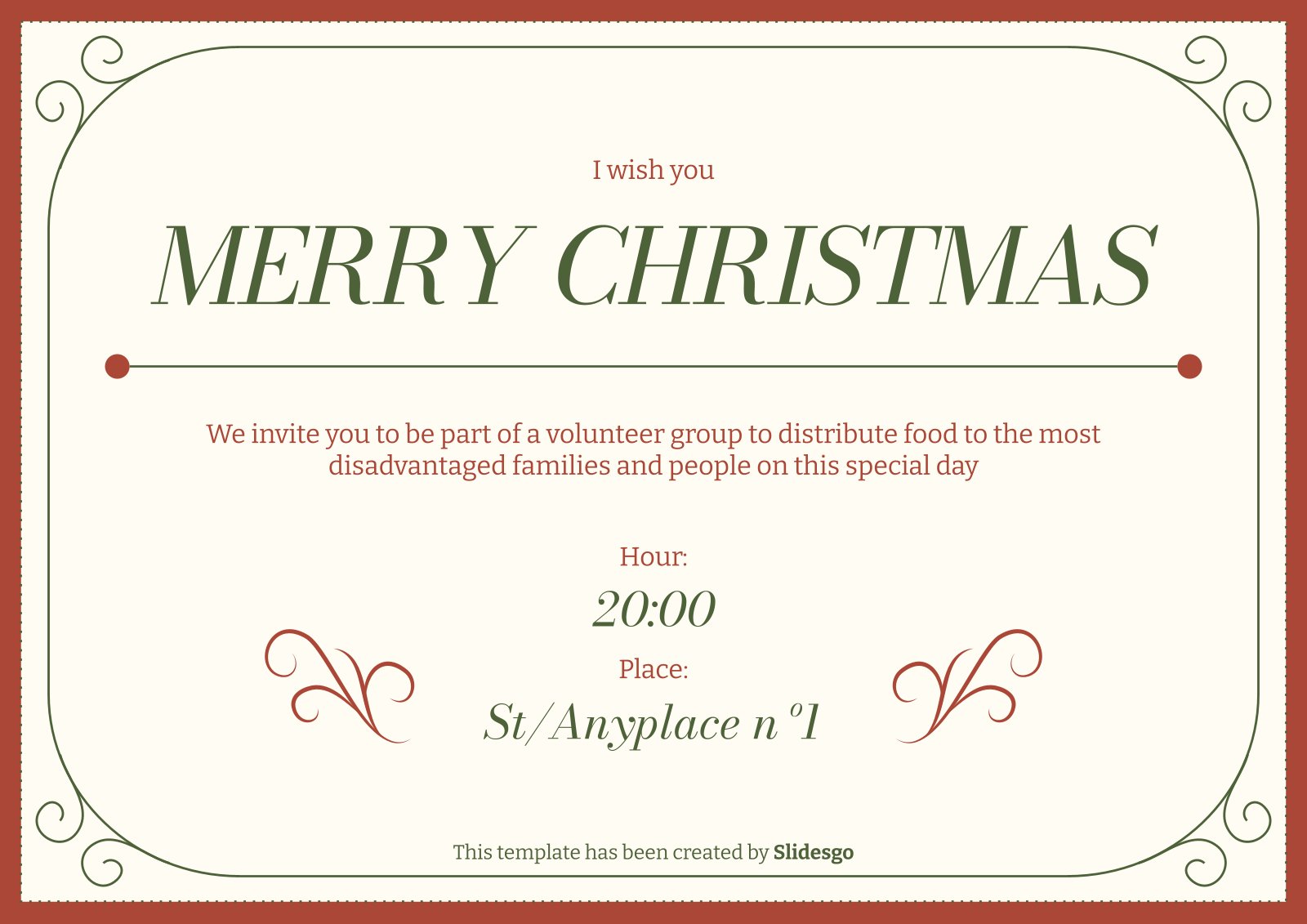 Printable Christmas Card Day Activities for High School