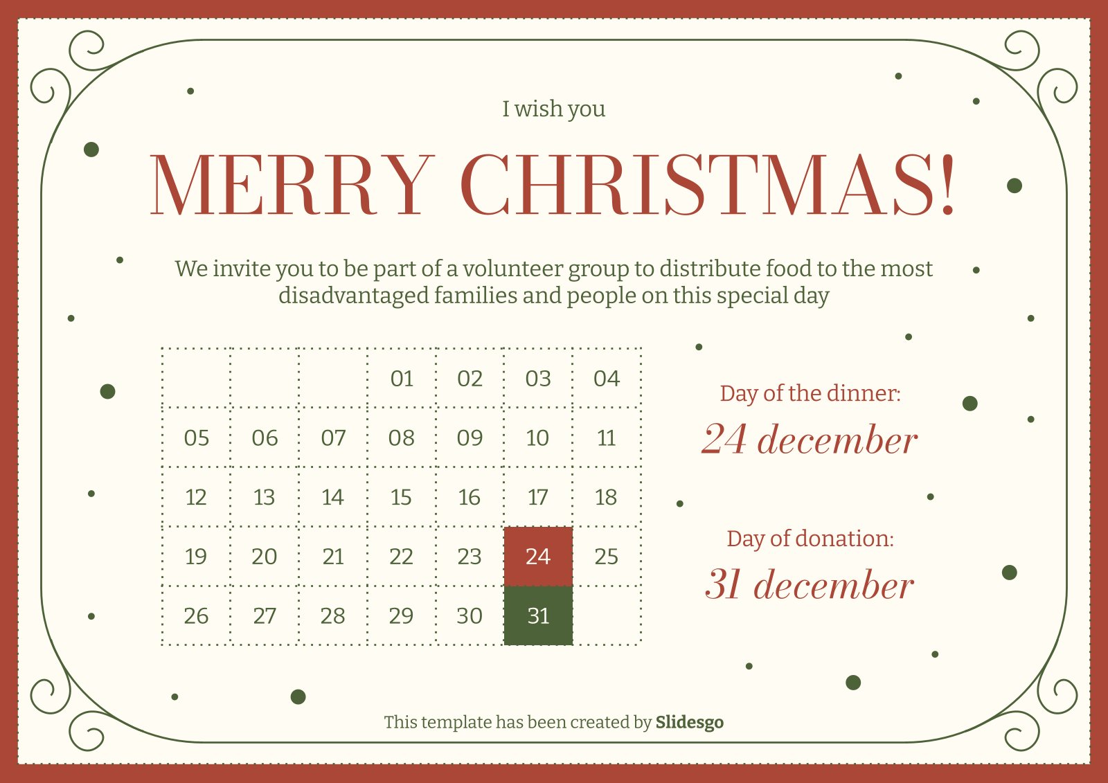 Printable Christmas Card Day Activities for High School