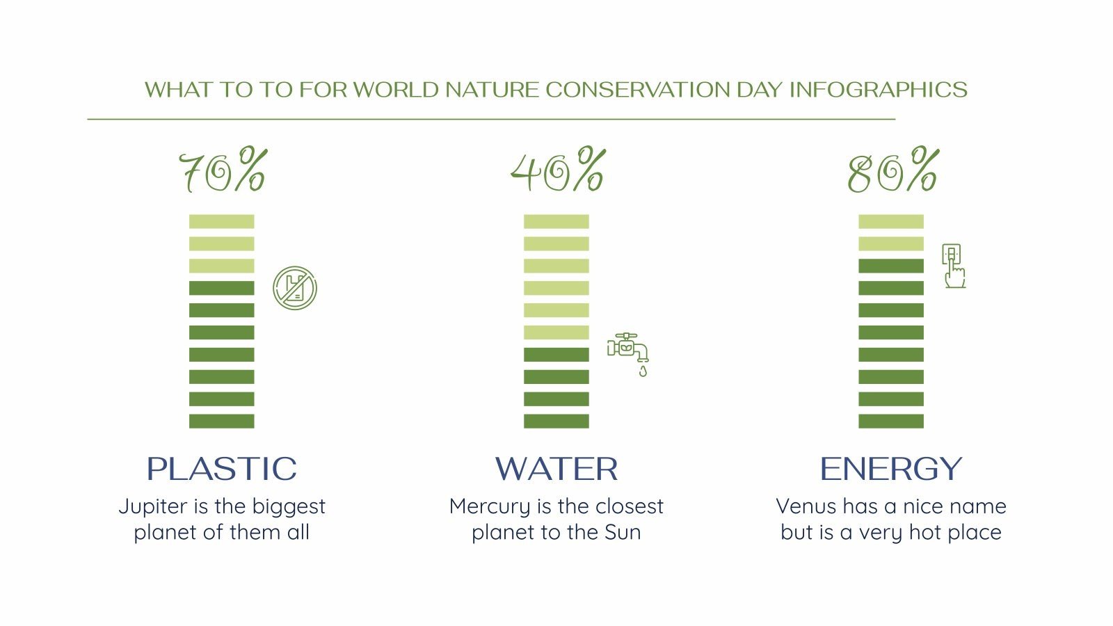 What To Do For World Nature Conservation Day Infographics