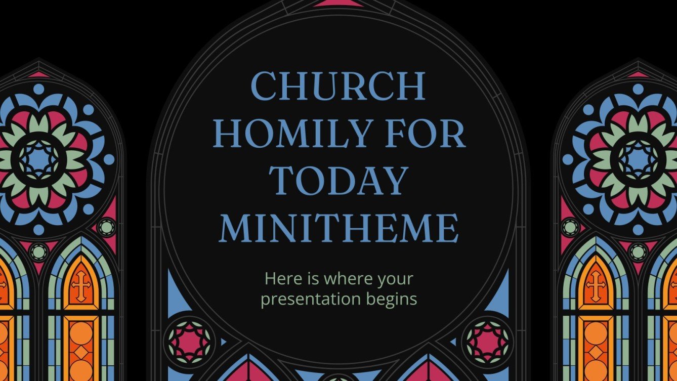Free Church-related Google Slides and PPT Templates