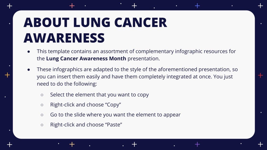 Lung Cancer Awareness Month Infographics | Google Slides