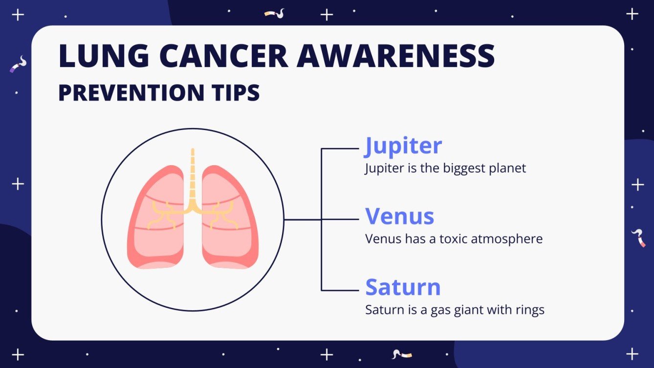 Lung Cancer Awareness Month Infographics | Google Slides