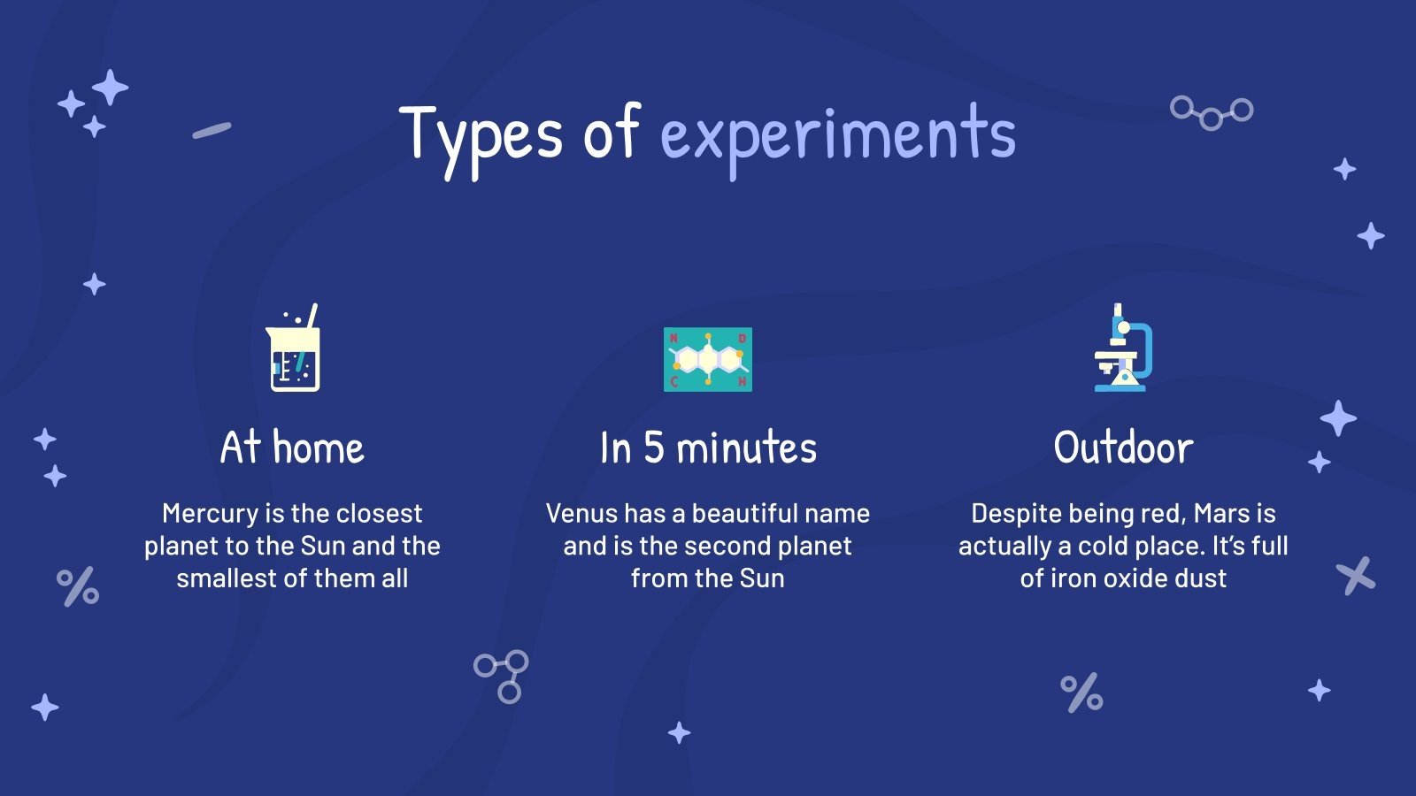 Experimentos científicos para niños | Google Slides y PPT