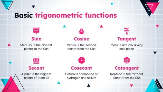 Math: Trigonometric Functions | Google Slides & PowerPoint