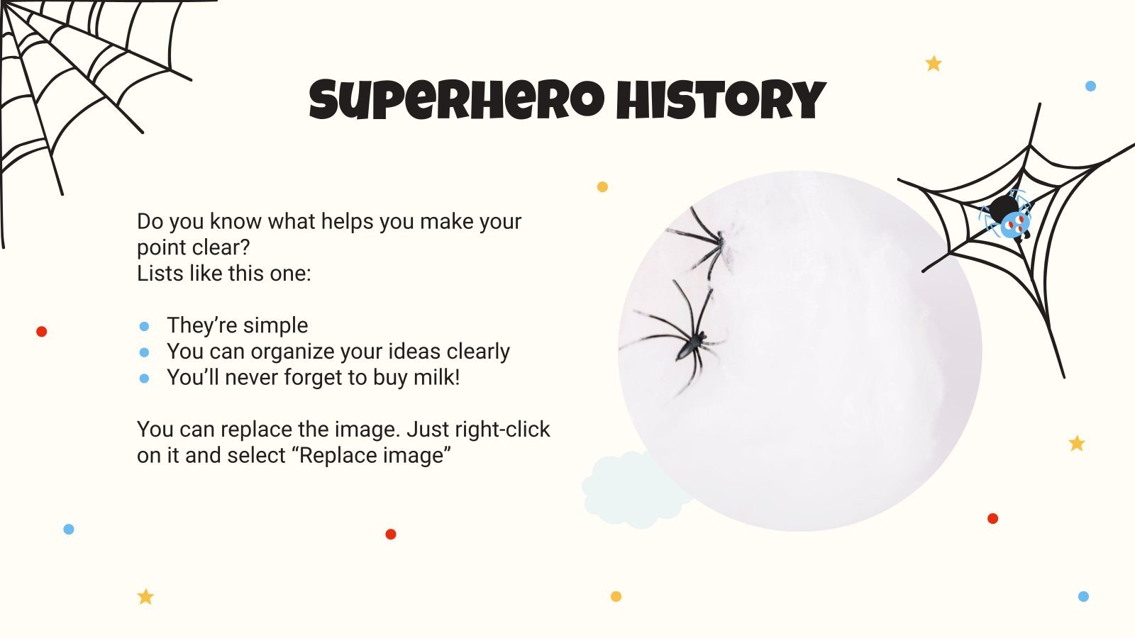 Spider Power Minitheme for Kids | Google Slides & PPT