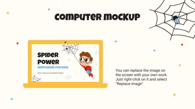 Spider Power Minitheme for Kids | Google Slides & PPT