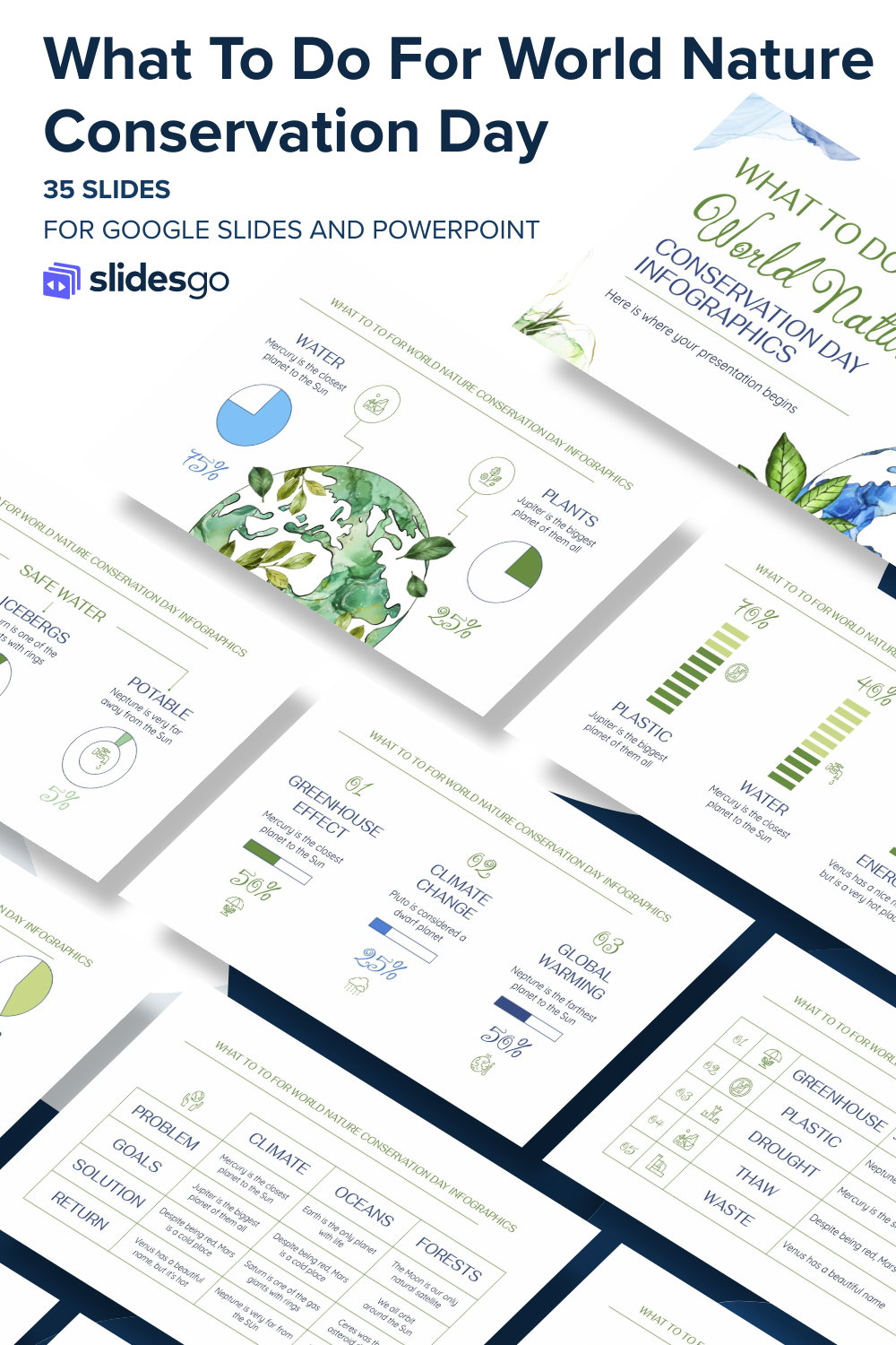 What To Do For World Nature Conservation Day Infographics