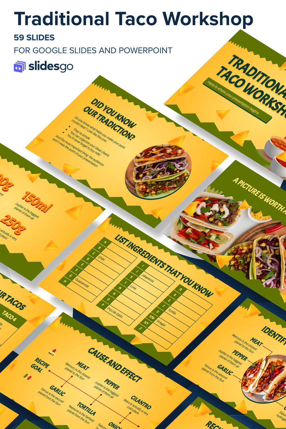 Traditional Taco Workshop | Google Slides & PPT