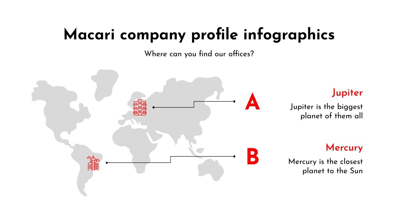 Macari Company Profile Infographics | Google Slides & PPT