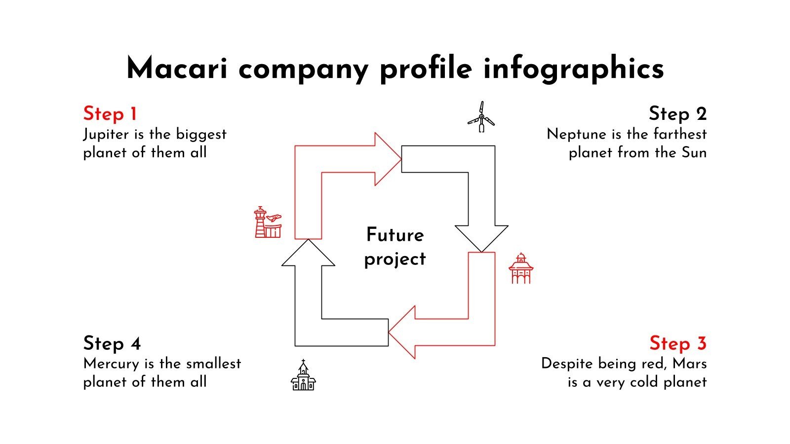 Macari Company Profile Infographics | Google Slides & PPT